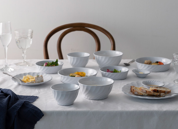 [SSUEIM] Blanc 12 Piece Home Set (Wave) | lala market